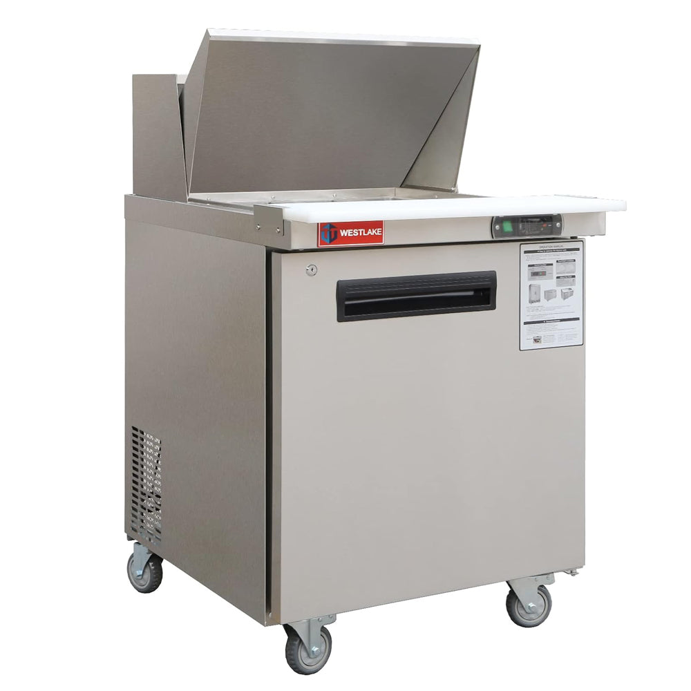 27" Mega Top Sandwich Salad Prep Table 1-Door | WESTLAKE Stainless ...