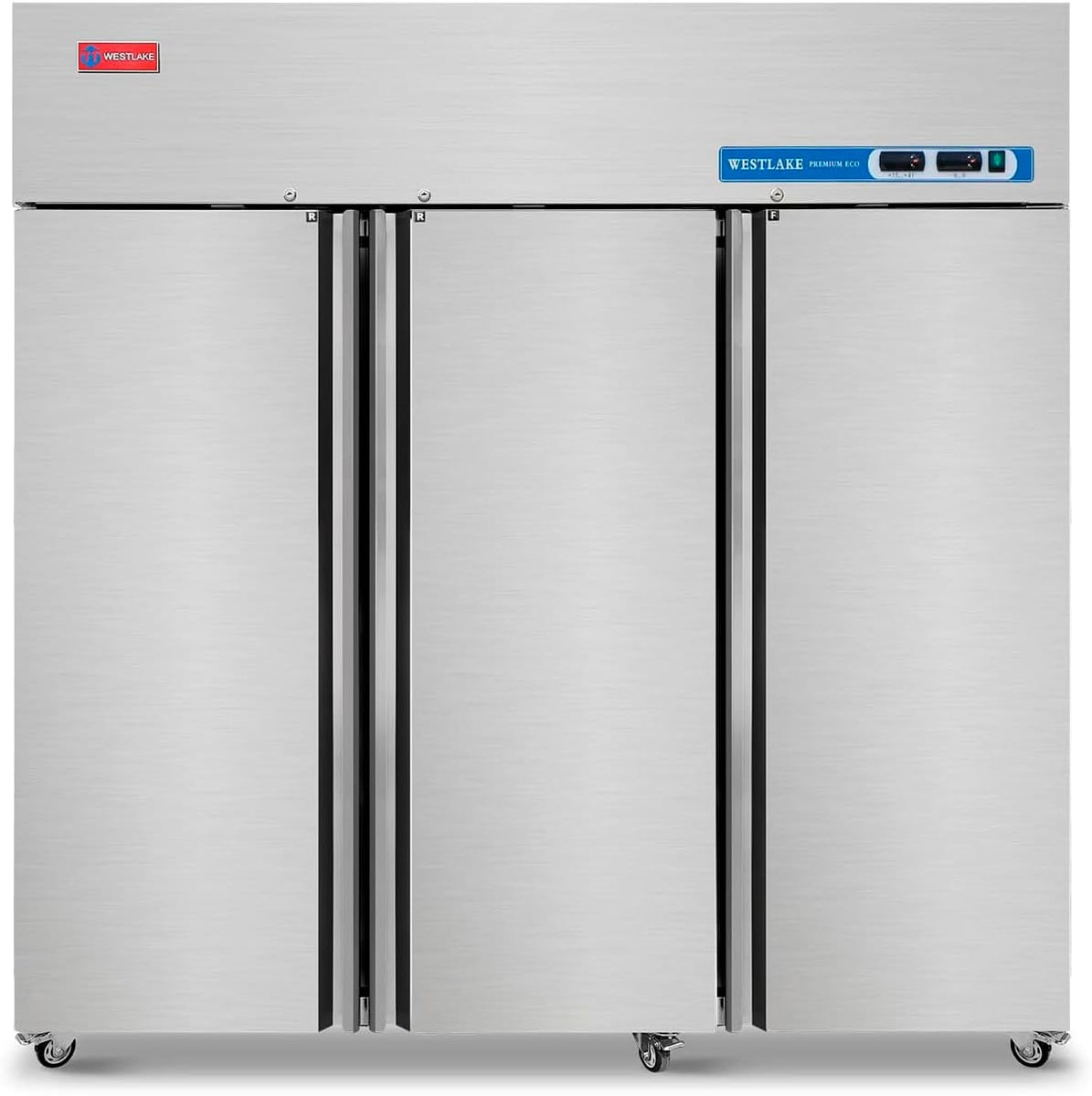 Commercial Refrigerator Freezer Combo, 3 door 54 Cu.ft Reach in Solid ...