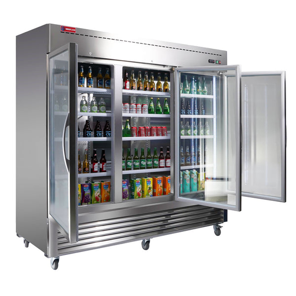 Commercial Glass Door Fridge, Merchandiser Refrigerator & Display Cool ...