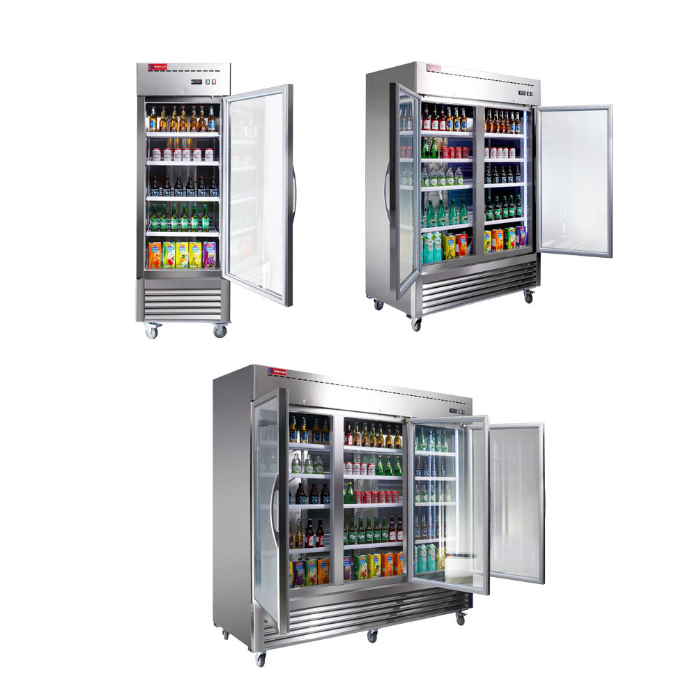 Commercial Glass Door Fridge, Merchandiser Refrigerator & Display Cool ...